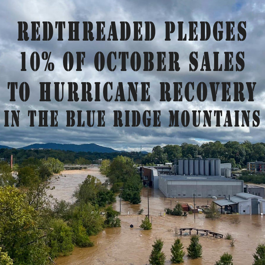 Hurricane Aid in the Blue Ridge Mountains – Redthreaded